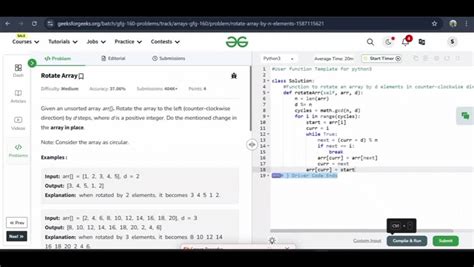 sriram t on linkedin gfg160 codingchallenge geeksforgeeks geeksstreak2024