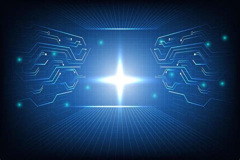 Abstract Technology Circuit Board Perspective Design 14719459 Vector Art At Vecteezy