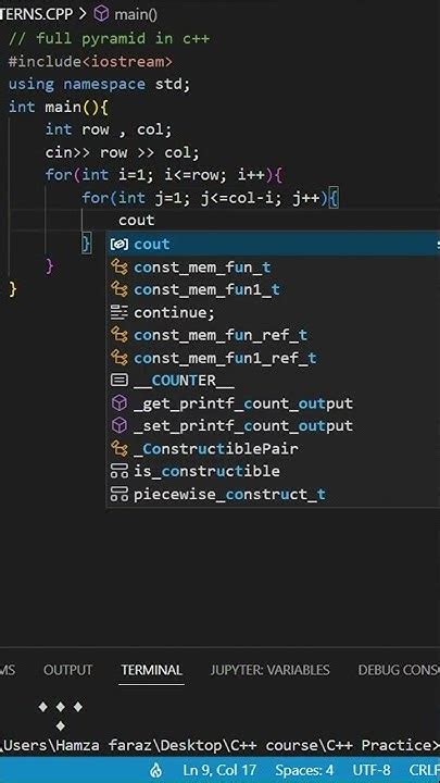 Coding Full Pyramid In C Subscribe Youtube