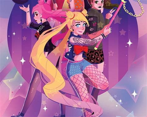 Punk Sailor Moon Poster Moon Poster Sailor Moon Poster