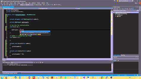 Unity Tutorial 1 Whats A Delegate How To Use A Delegate Youtube