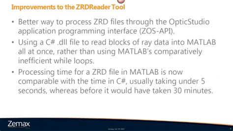 Accessing The Ray Database With The Zos Api Using Matlab Youtube