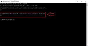 How To Disable Enable Windows Firewall By Command Prompt