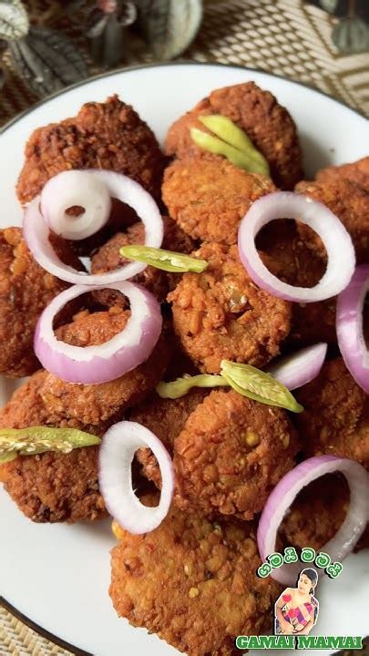 Easy Kadala Parippu Wade Recipe 😊😊 කඩේ රසට පරිප්පු වඩේ ගෙදරදීම හදමු