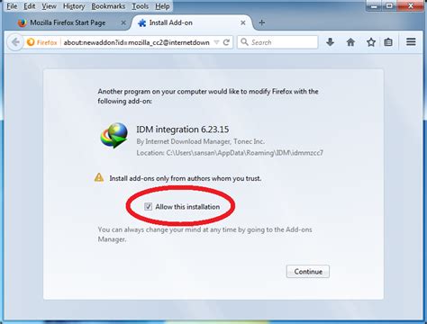 Idm Firefox Browser Integration Does Not Work After Update