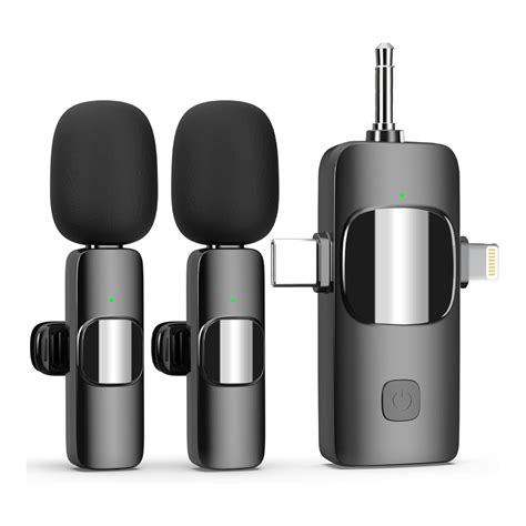 Miomu Set De 2 Micrófonos Inalámbricos Solapa Reacondicionado