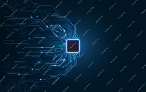 Premium Vector Circuit Board Technology Background Central Computer Processors Cpu Concept