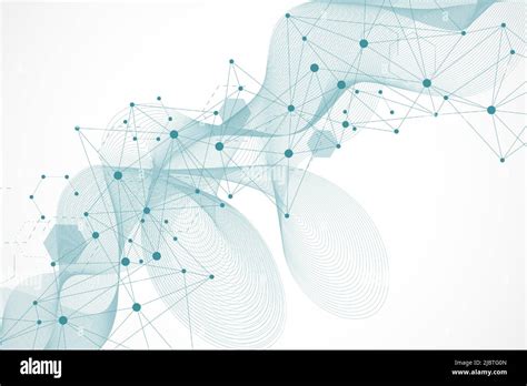 Modern Futuristic Background Of The Scientific Hexagonal Pattern Virtual Abstract Background