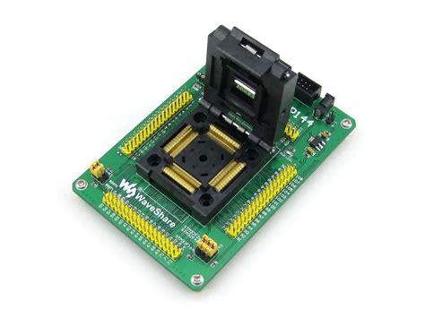 stm32 qfp144 yamaichi ic test socket programming adapter for qfp144