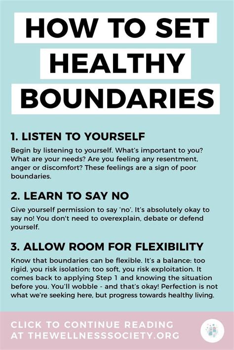 How To Set Boundaries Click To Read Our Step By Step Guide To Setting