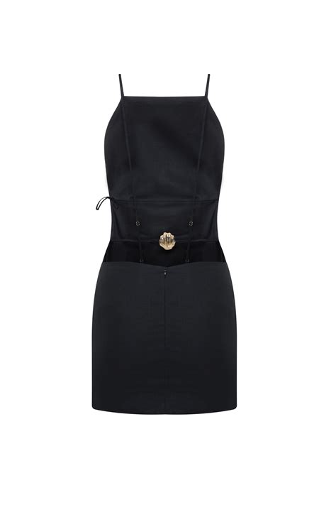 Adella Black Mini Dress
