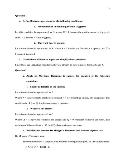 Logic Gates And Boolean Algebra Pdf Boolean Algebra Teaching