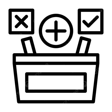 Buying Decision Line Icon Vector Buying Decision Icon Buying