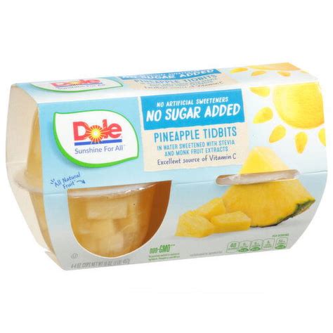 Dole Pineapple Tidbits Brookshires