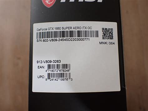 グラフィックボード Msi Geforce Gtx 1660 Super Aero Itx Oc Nvidia ビデオカード Gddr6 Directx 12 Ansel 29 リサイクル