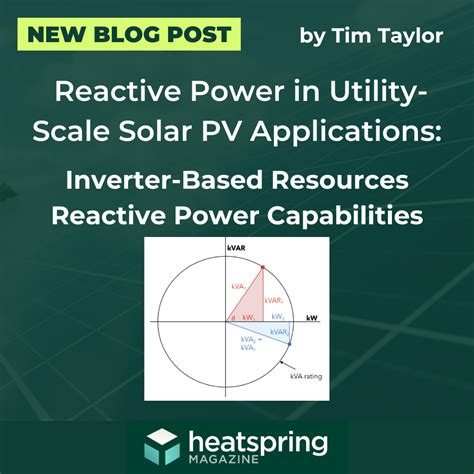 Inverter Based Resources Reactive Power Capabilities Heatspring Magazine