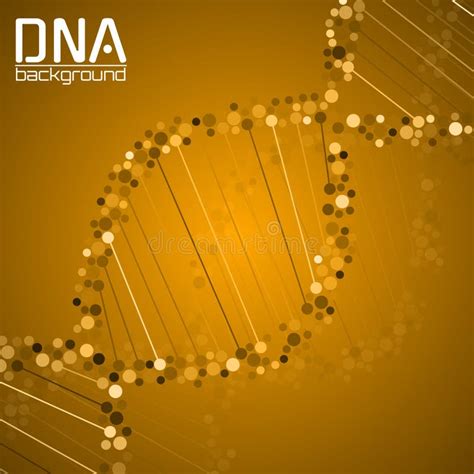 Abstract Spiral Of Dna Colorful Molecule Structure Science Concept Stock Vector Illustration