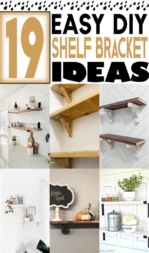 19 DIY Shelf Bracket Ideas To Support Your DIY Projects Clairea Belle Makes