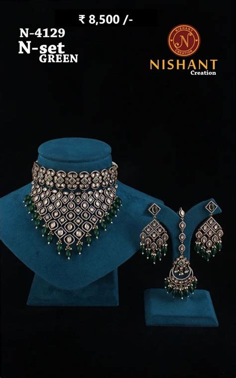 Statement Necklace And Earring Set At Rs 8500piece नेकलेस सेट In
