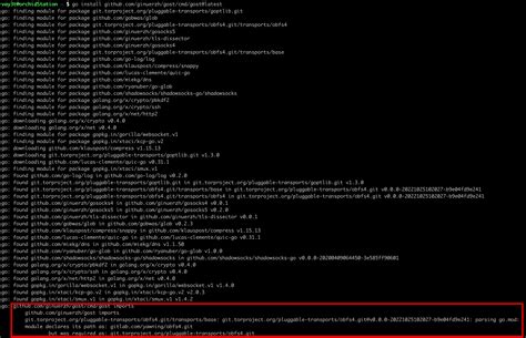 Problems With Obfs4 When Compiling · Issue 913 · Ginuerzhgost · Github