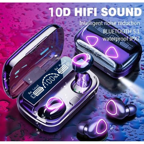 Jual Tws Matei Headset Bluetooth Tws Earphones M10 Digital Indicator V5 1 Wireless Mega Bass