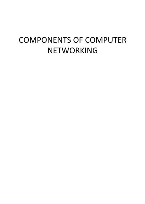 pdf components of computer networking dokumen tips