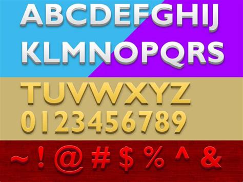 15个超酷的photoshop字体样式下载 960px