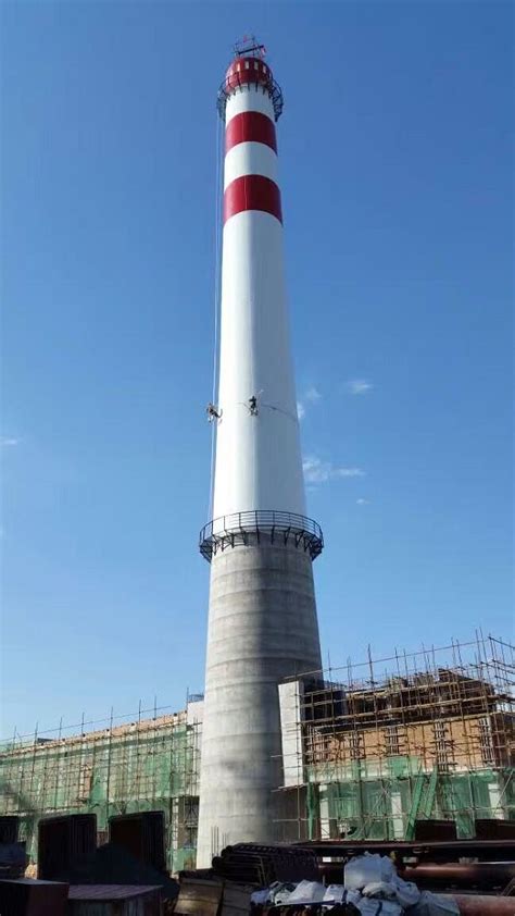 烟囱刷航标色环美化 烟囱美化 钢烟囱新建 烟囱美化 烟囱防腐 烟囱拆除 江苏奥亚达高空工程有限公司