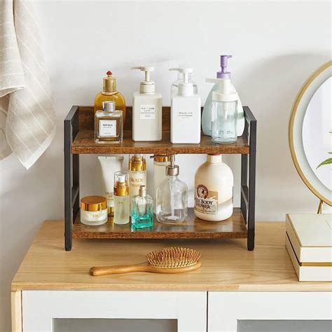 Two Tier Spice Rack Counter Shelf Storage Organizer By Momentum