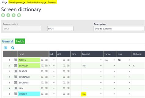 How To Configure A Field To Be Mandatory In Sage X3