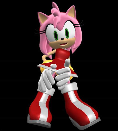Amy Rose 3d Model By Gonzalo123000 On Deviantart