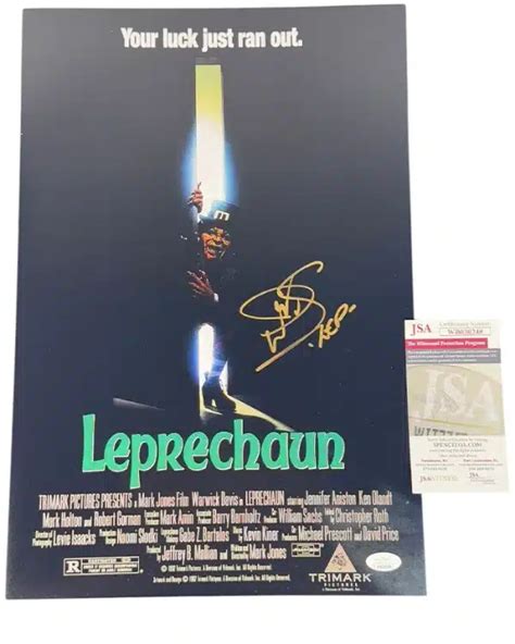 Csr Collectibles Warwick Davis Signed 12×18 Poster Leprechaun