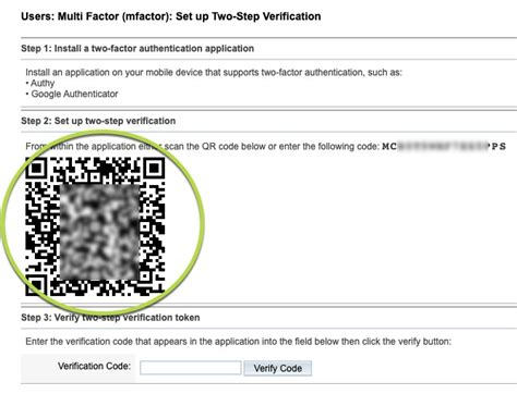 Enable Multi Factor Authentication