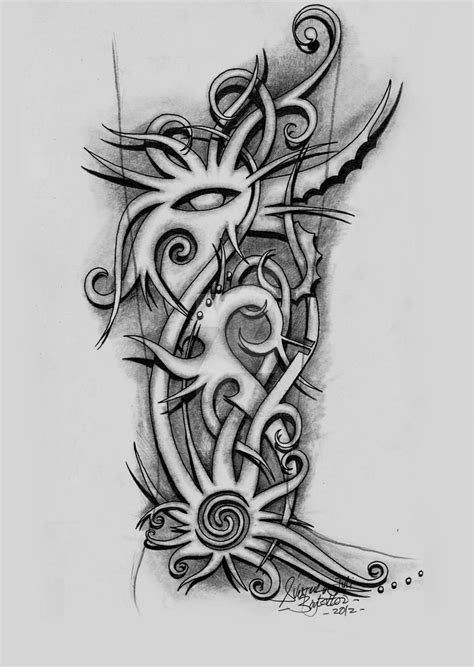 Btf 4 By Sylvesterjuli Tattoo Sketch Design