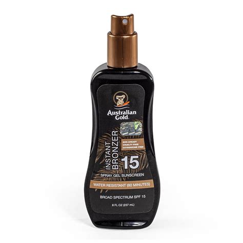 Ag Spf 15 Spray Gel With Bronzer 8 Oz Dandl Distribuciones