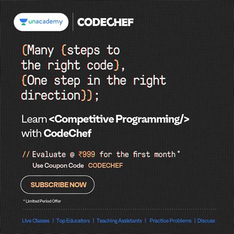 codechef on linkedin learntocode programming codechef unacademy