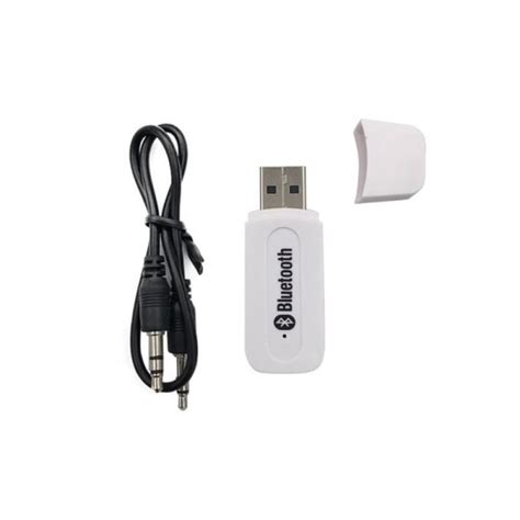 AUX Bluetooth Audio Receiver Stereo Adapter til trådløs musik Black ...