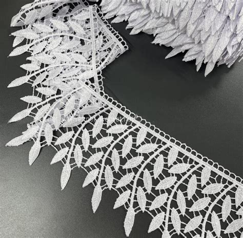 Шифонова біла штора арка з мереживом гілками для кухонного вікна Adagio Windows Decor Тюль