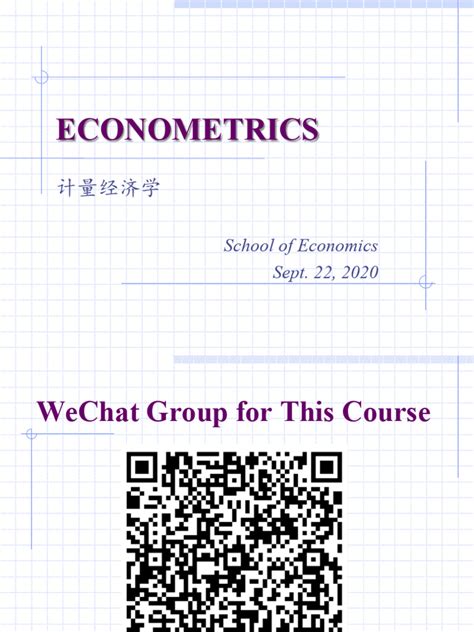 Econometrics 1 The Nature Of Econometrics And Economic Data Pdf Econometrics Time Series