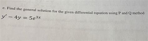 Solved 1 Complete The Table State The Order And The Degree