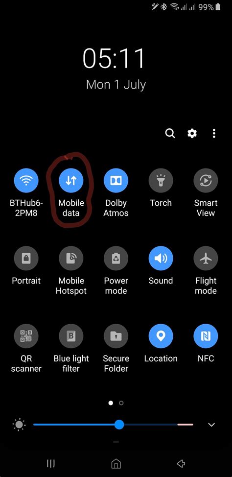Enable Disable Mobile Data In Quick Settings On S10 Plus Missing Samsung Community