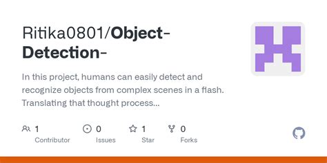 Object Detection Object Detection Ppt Pptx At Main · Ritika0801 Object