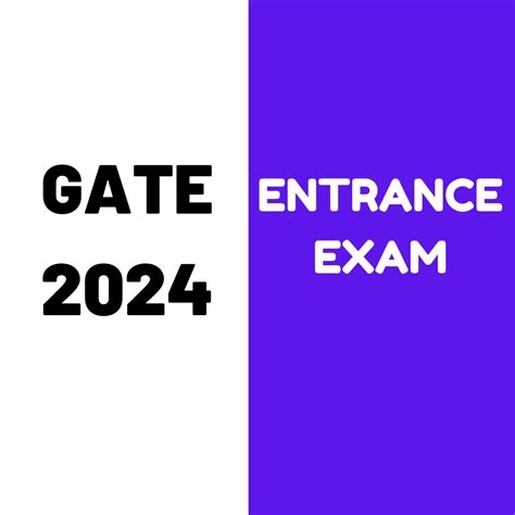 Gate 2024 Entrance Exam Complete Information On Application Form Exam Date Fees Exam Pattern