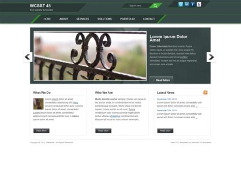 Free Html Templates For Downloading Wcsst 45 Free Html Templates Free Css Templates And More