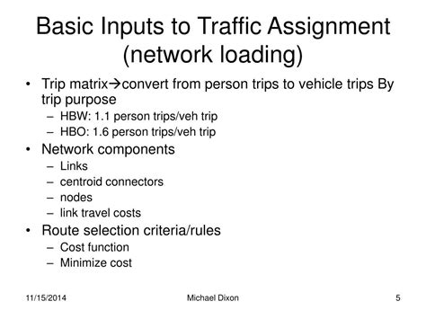 Ppt Traffic Assignment Part I Powerpoint Presentation Free Download