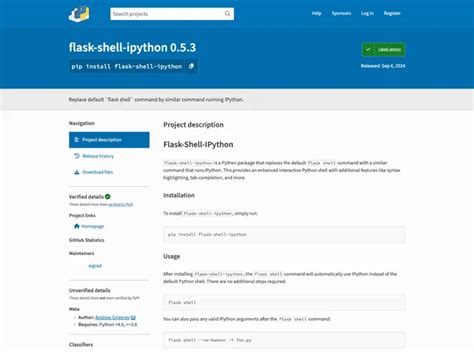 Flask Shell Ipython By Ei Grad A Flask Template Built At Lightspeed