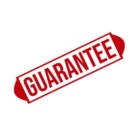 Premium Vector Guarantee Rubber Stamp Design