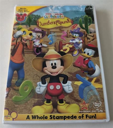 Mickey Mouse Clubhouse Numbers Roundup Dvd Bilingual 1900 Picclick Ca