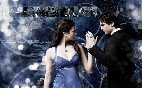 Vampire Diaries Wallpapers Damon And Elena Wallpaper Cave