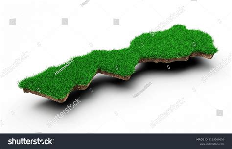 Morocco Map Soil Land Geology Cross Stock Illustration 2125569659